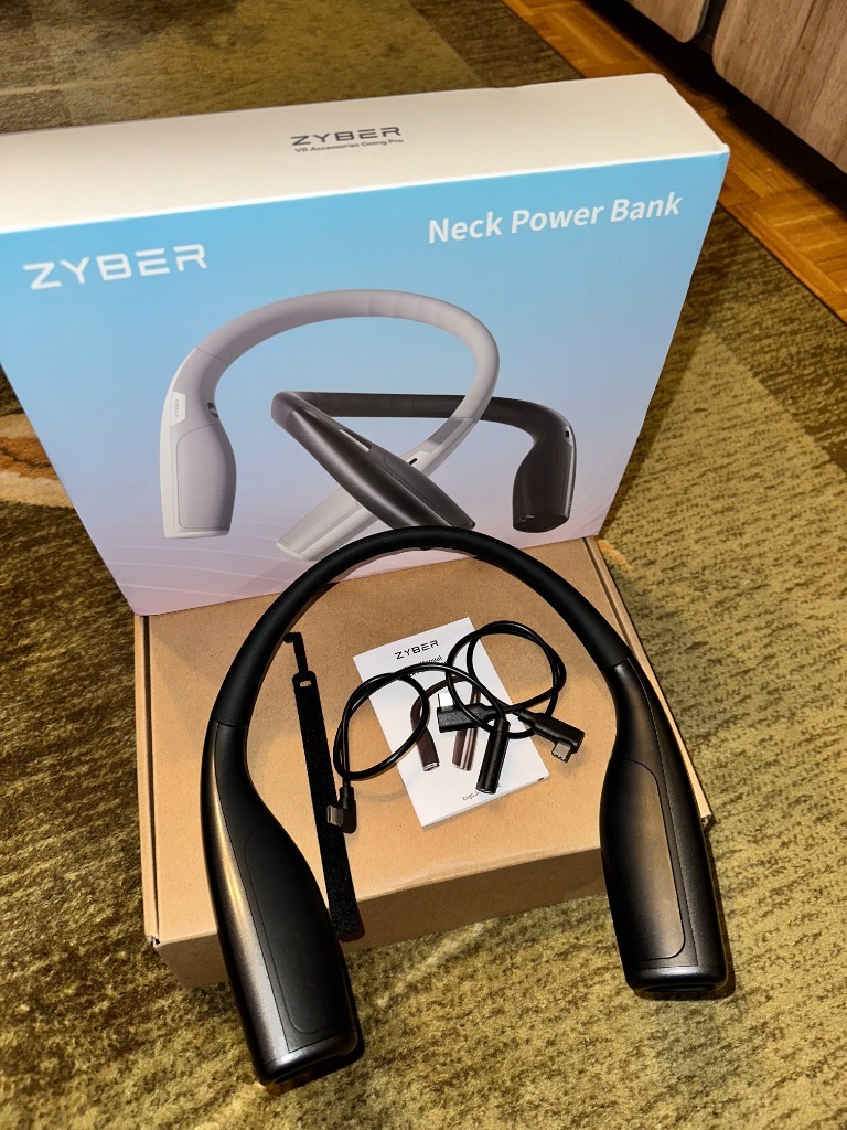 Powerbank na szyję 10000mah do Meta Quest 3 i inne Zyber VR Neck Power ...