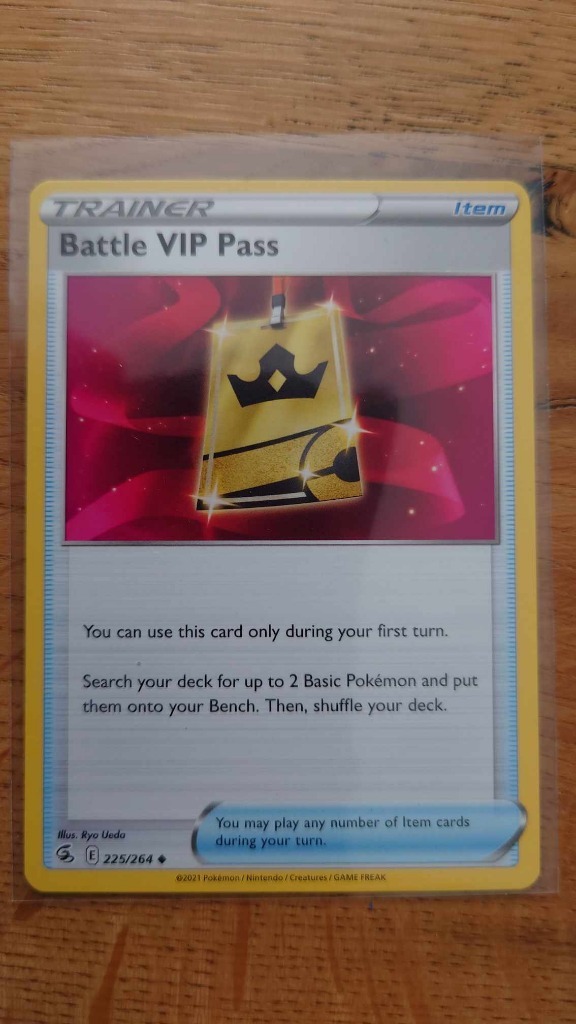 Karta Pokemon Battle Vip Pass (FST 225/264) | Inowrocław | Kup teraz na ...