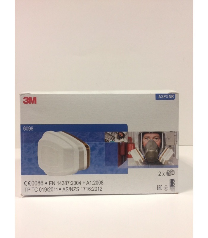 3M 6098 AXP3 filtr pochłaniacz komplet 2 sztuki. | Kąty | Kup teraz na ...