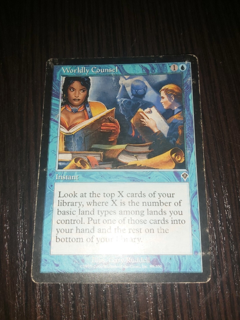 Karta Worldly Counsel. Magic The Gathering | Przemyśl | Kup teraz na ...