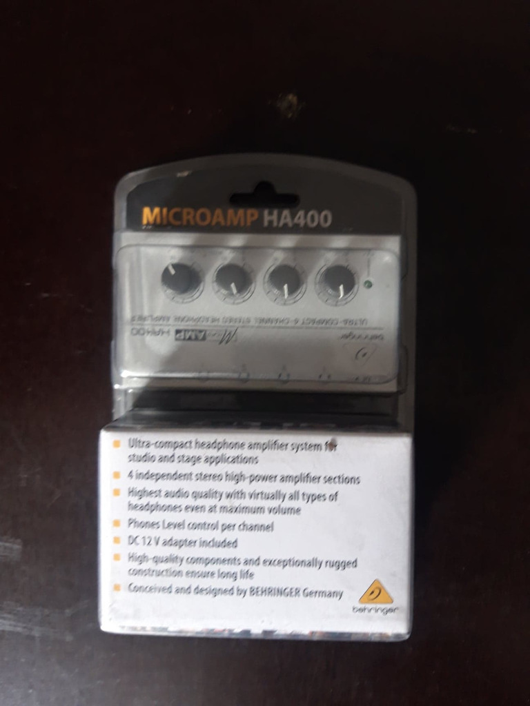 Wzmacniacz Behringer MicroAMP HA400 | Pajęczno | Ogłoszenie na Allegro ...