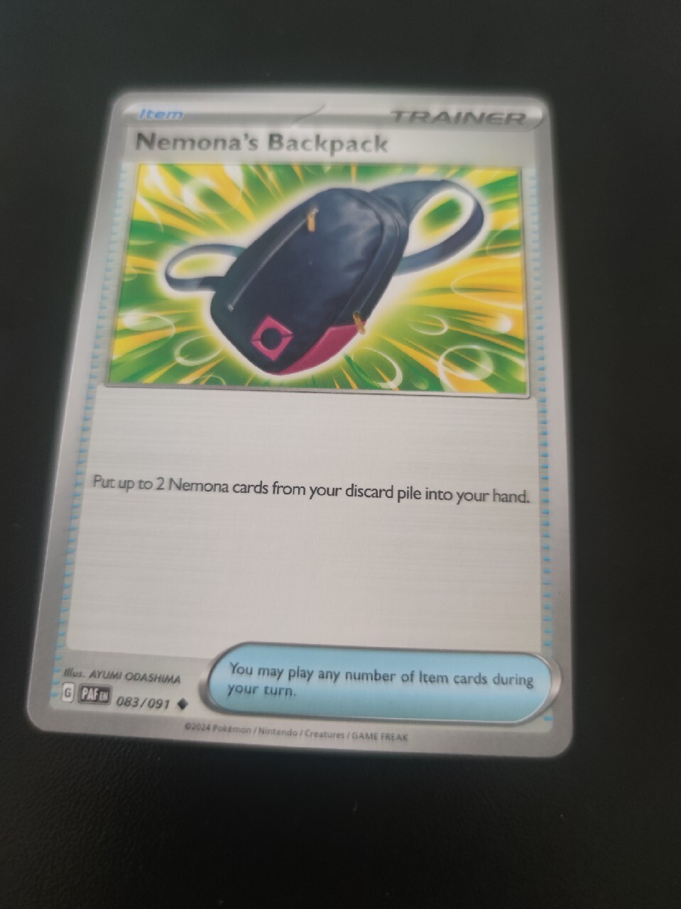 Nemona's Backpack - Paldean Fates PAF | Mikołów | Kup teraz na Allegro ...