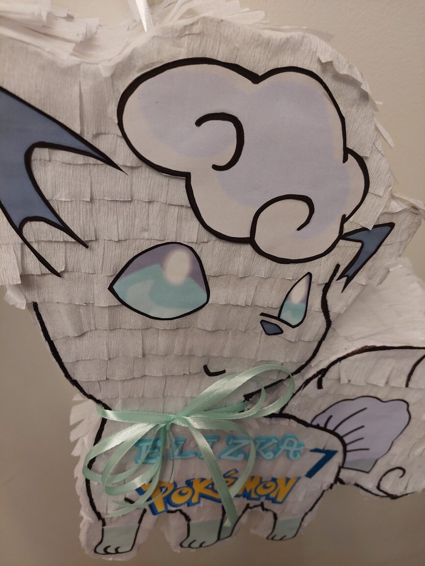 Piniata pokemon alola vulpix ice z kijem | Środa wielkopolska | Kup ...