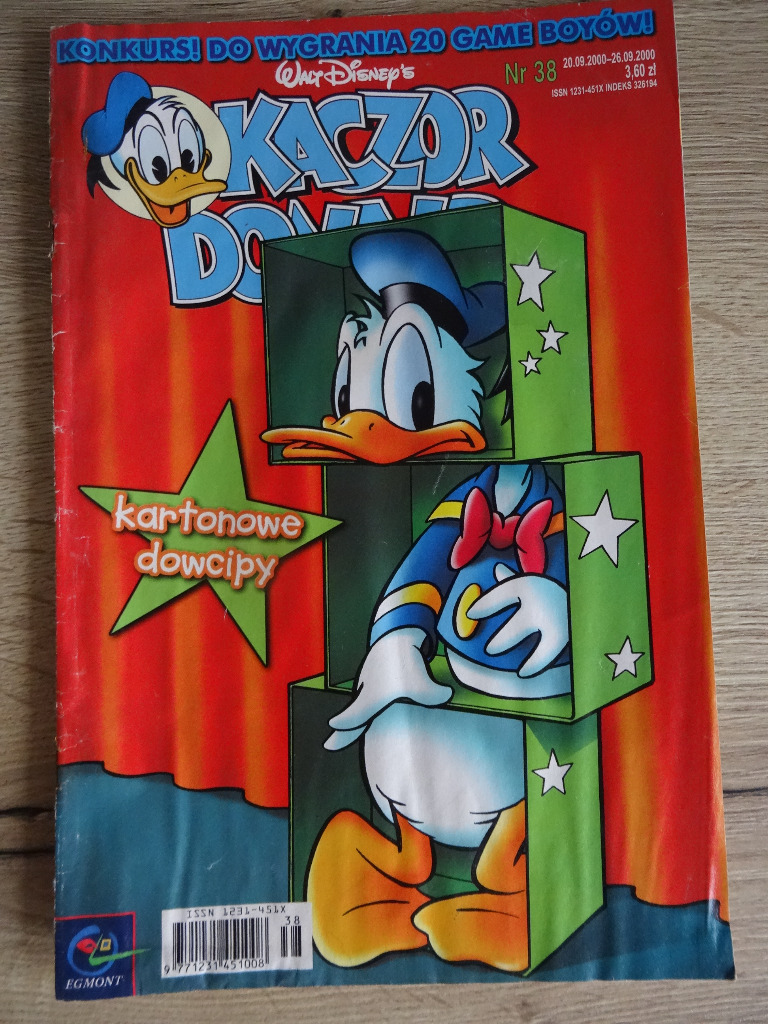 DISNEY__ KOMIKS KACZOR DONALD__ nr 38/2000 | Ostrołęka | Kup teraz na Allegro Lokalnie