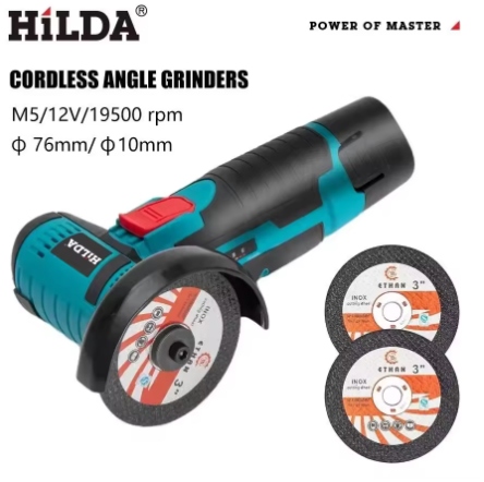 HILDA 12v Mini szlifierka kątowa akumulatorowe narzędzie szlifierskie ...