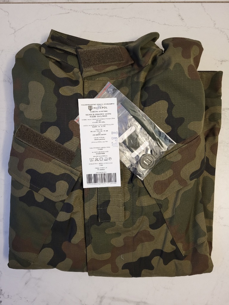 Mundur Polowy Letni wz 124 L MON | Dzierżów | Kup teraz na Allegro Lokalnie