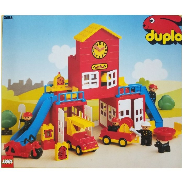 Lego duplo 2658 remizą straż vintage Kompletny 1989 roku | Libertów ...