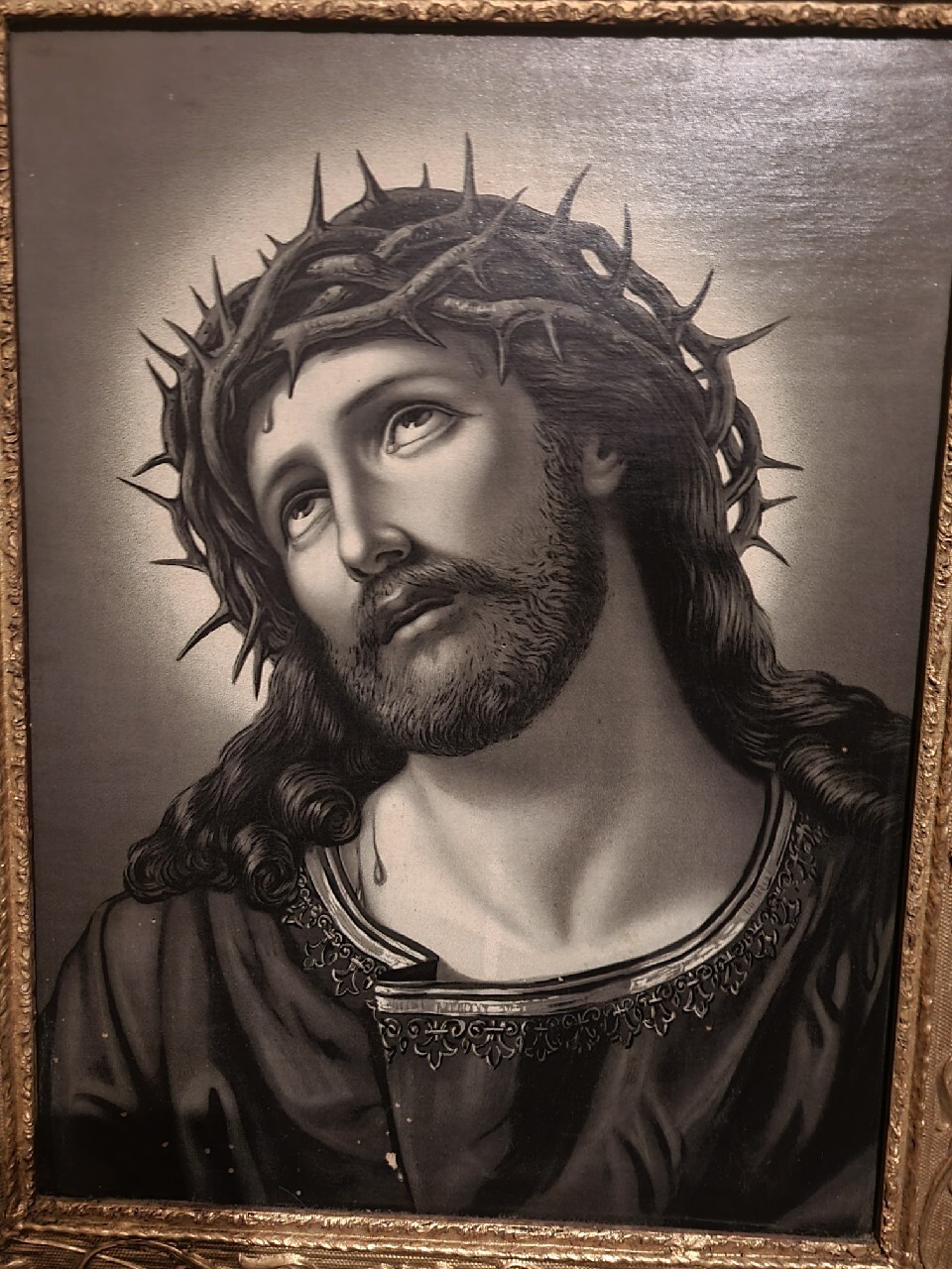 Obraz Jezus Chrystus w koronie cierniowej | Wąsosz | Ogłoszenie na ...