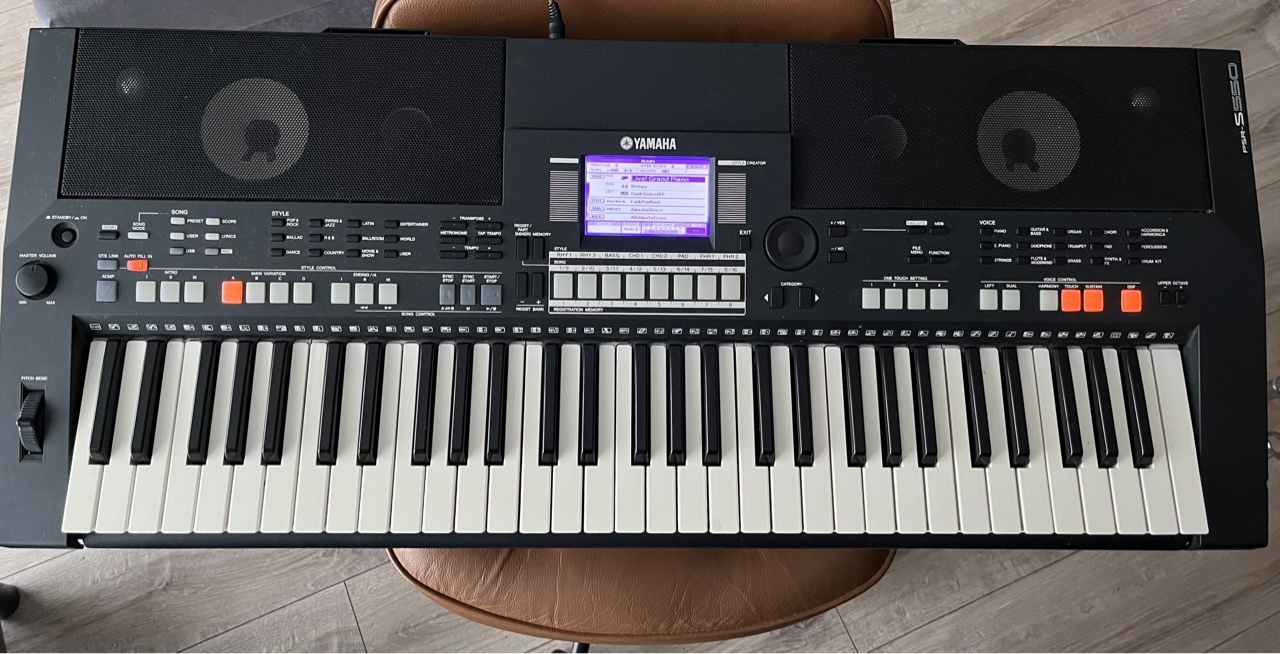 Yamaha PSR-S550 keyboard klawisz + statyw | Warszawa | Kup teraz na ...
