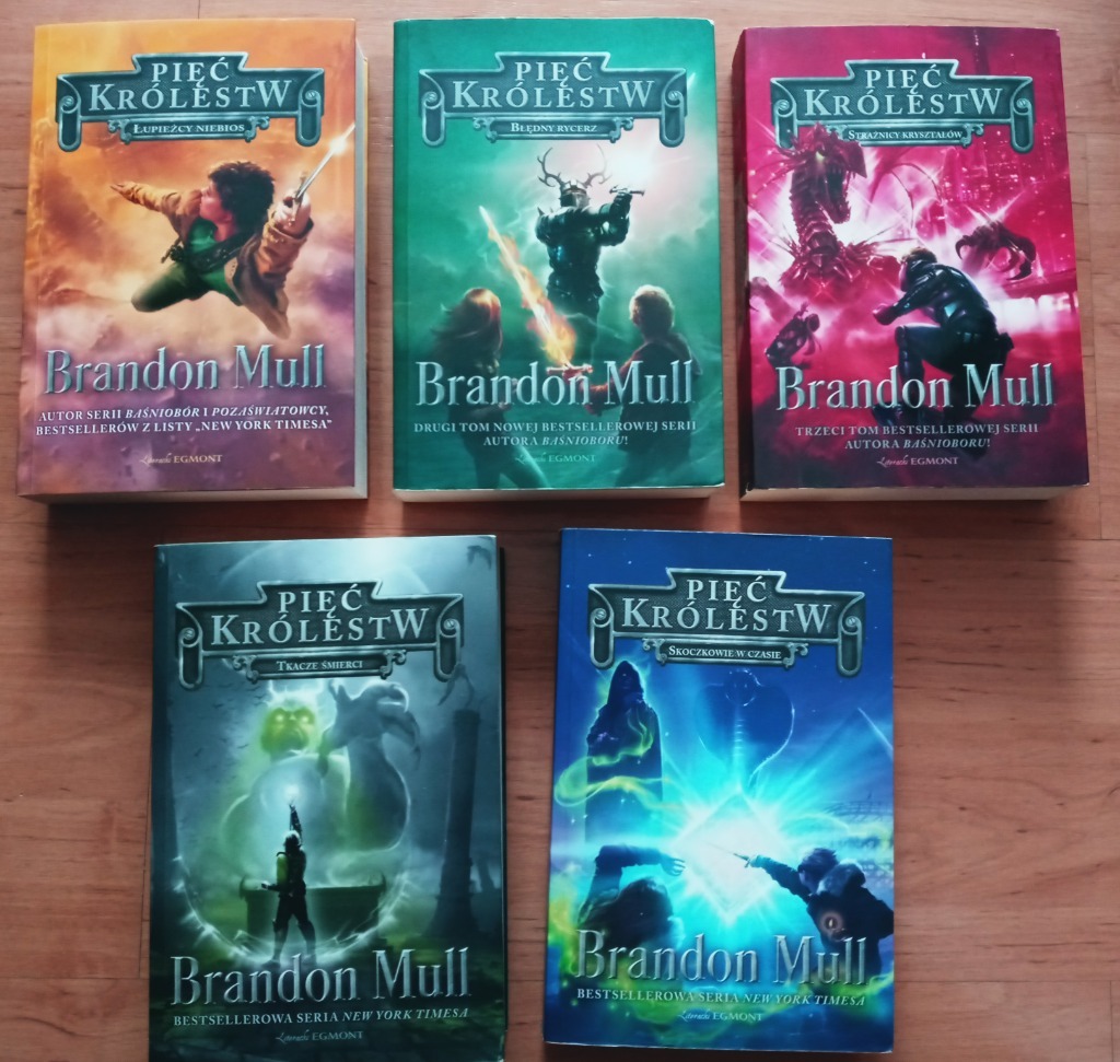 Brandon Mull PIĘĆ KRÓLESTW zestaw 1+2+3+4+5 | Myszków | Kup teraz na ...