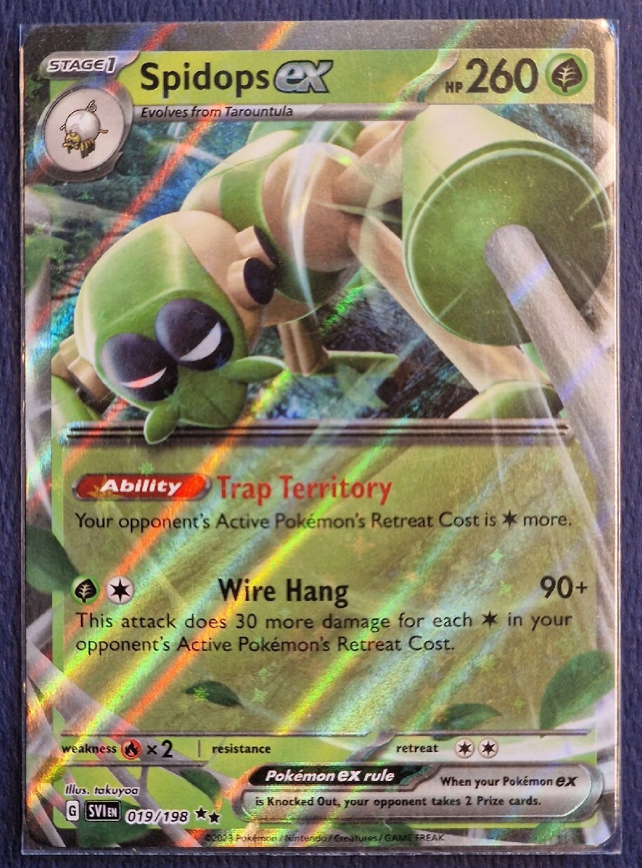 Scarlet & Violet Spidos EX 019/198 Ultra Rare | Pisary | Kup teraz na ...