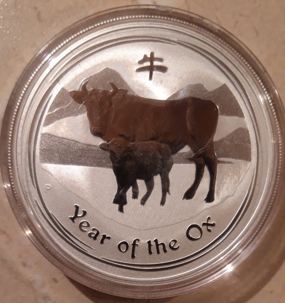 Srebrna moneta Lunar 2 Rok Wołu 2009 1 oz | Osielsko | Ogłoszenie na ...