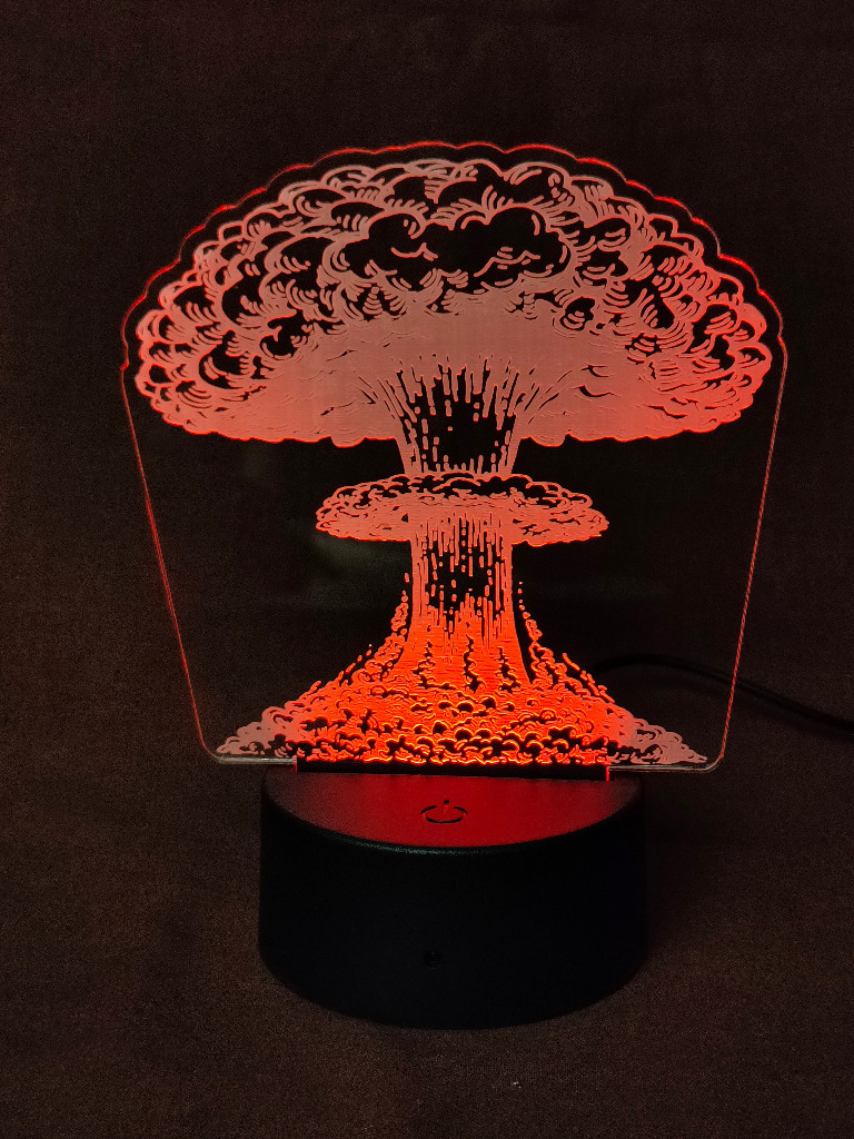 Lampka Wybuch Bomba Grzyb Atomowy Oppenheimer RGB | Poznań | Kup teraz na Allegro Lokalnie