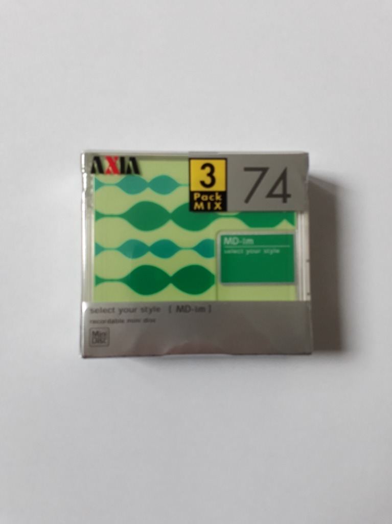 Minidisc Axia select your style - 3pak - rzadkie | Rzeszow | Kup teraz ...