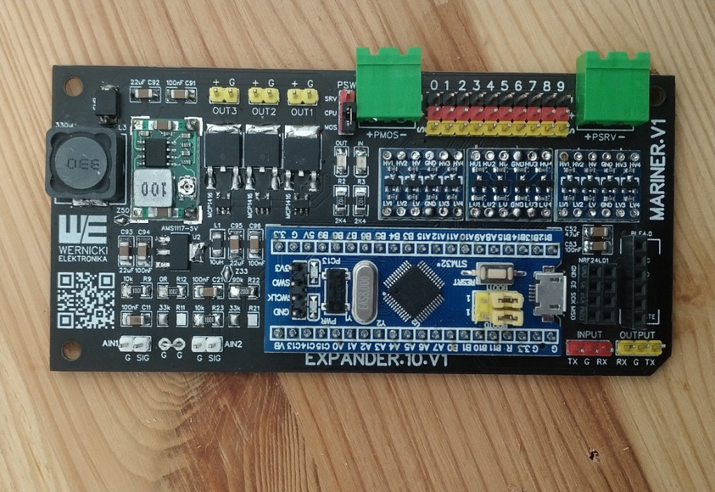 Odbiornik RC DIY nRF24L01 STM32 Arduino Serwa x10 | Warszawa | Kup teraz na Allegro Lokalnie