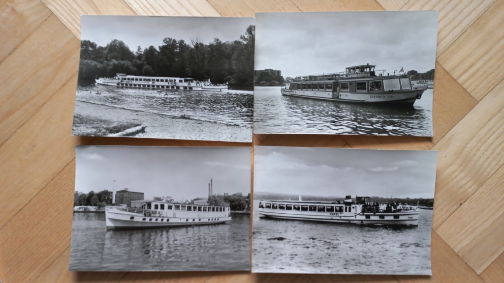 Statki pasażerskie promy statek 4 pocztówki | Warszawa | Licytacja na ...