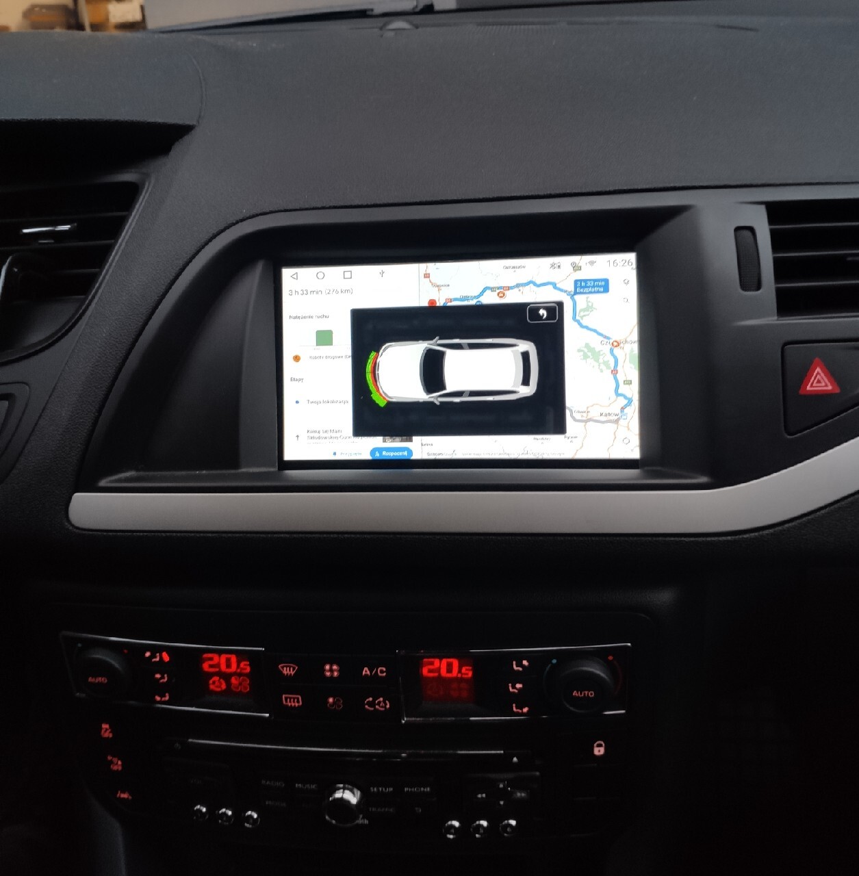 Radio android wyświetlacz Citroen C5 carplay USB | Sosnowiec ...