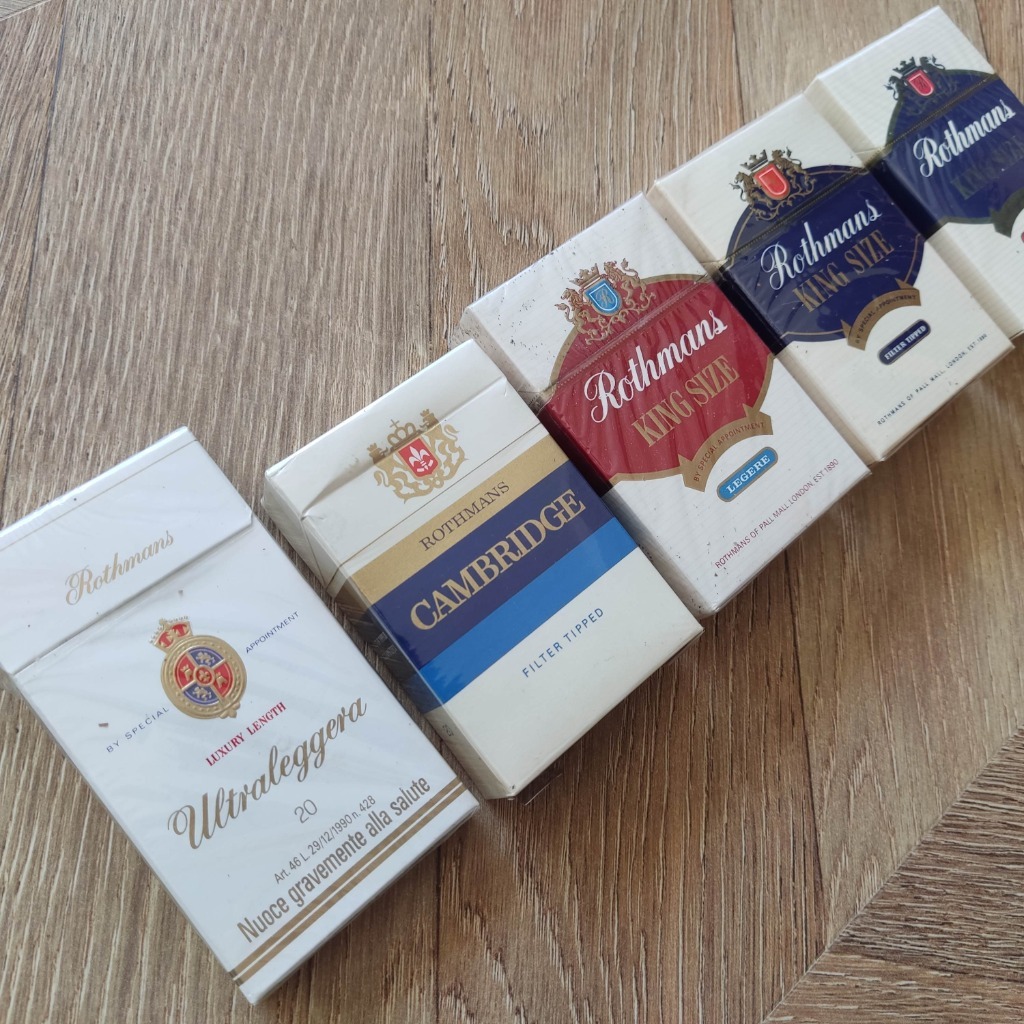 Kolekcjonerskie papierosy Rothmans PEWEX PRL | Żary | Kup teraz na ...