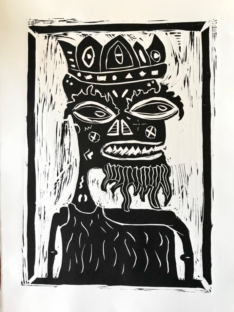 Grafika - linoryt | Wołów | Kup teraz na Allegro Lokalnie