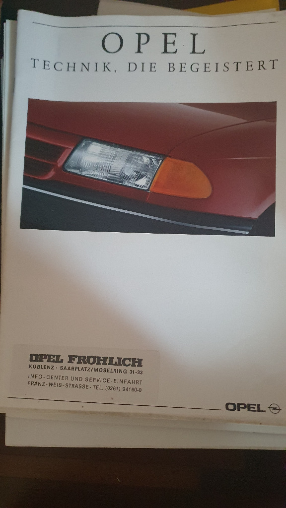 Prospekt Opel technika | zgierz | Kup teraz na Allegro Lokalnie