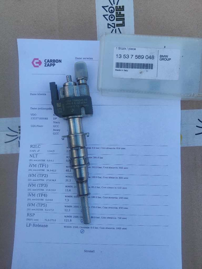 Wtryskiwacz wtrysk BMW n43 n53 13537589048 | Wilanowo | Ogłoszenie na ...