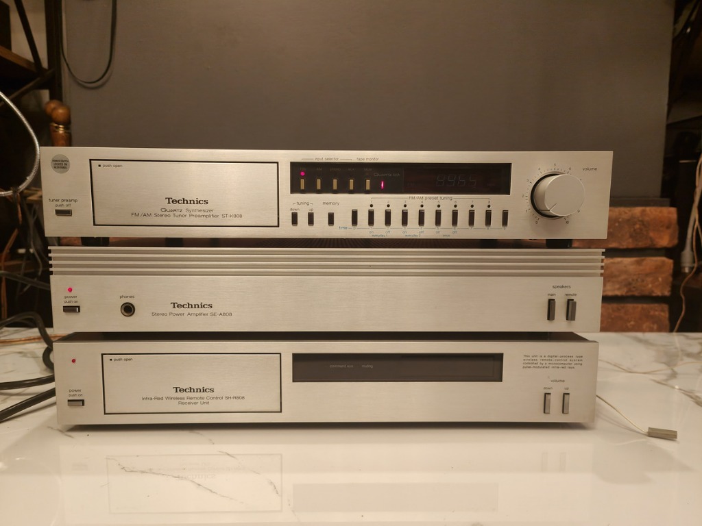 WIEŻA TECHNICS 808 Pilot Preamp Tuner Końcówka TOP | Konstantynów ...