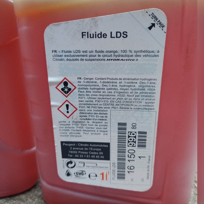 Płyn LDS - Fluide LDS - TOTAL - Citroen | Wolica | Kup teraz na Allegro ...