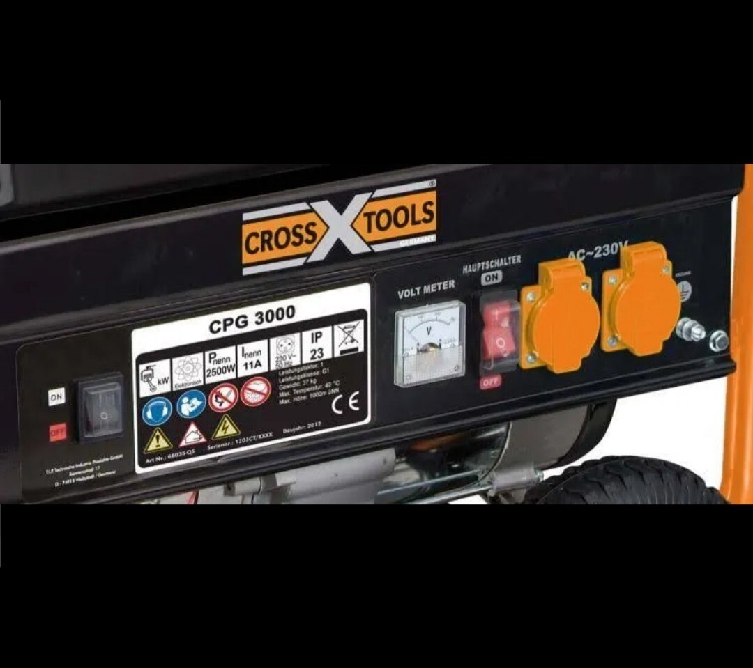 Agregat prądotwórczy Cross Tools CPG 3000 3,8KW | Lipki Małe | Kup ...