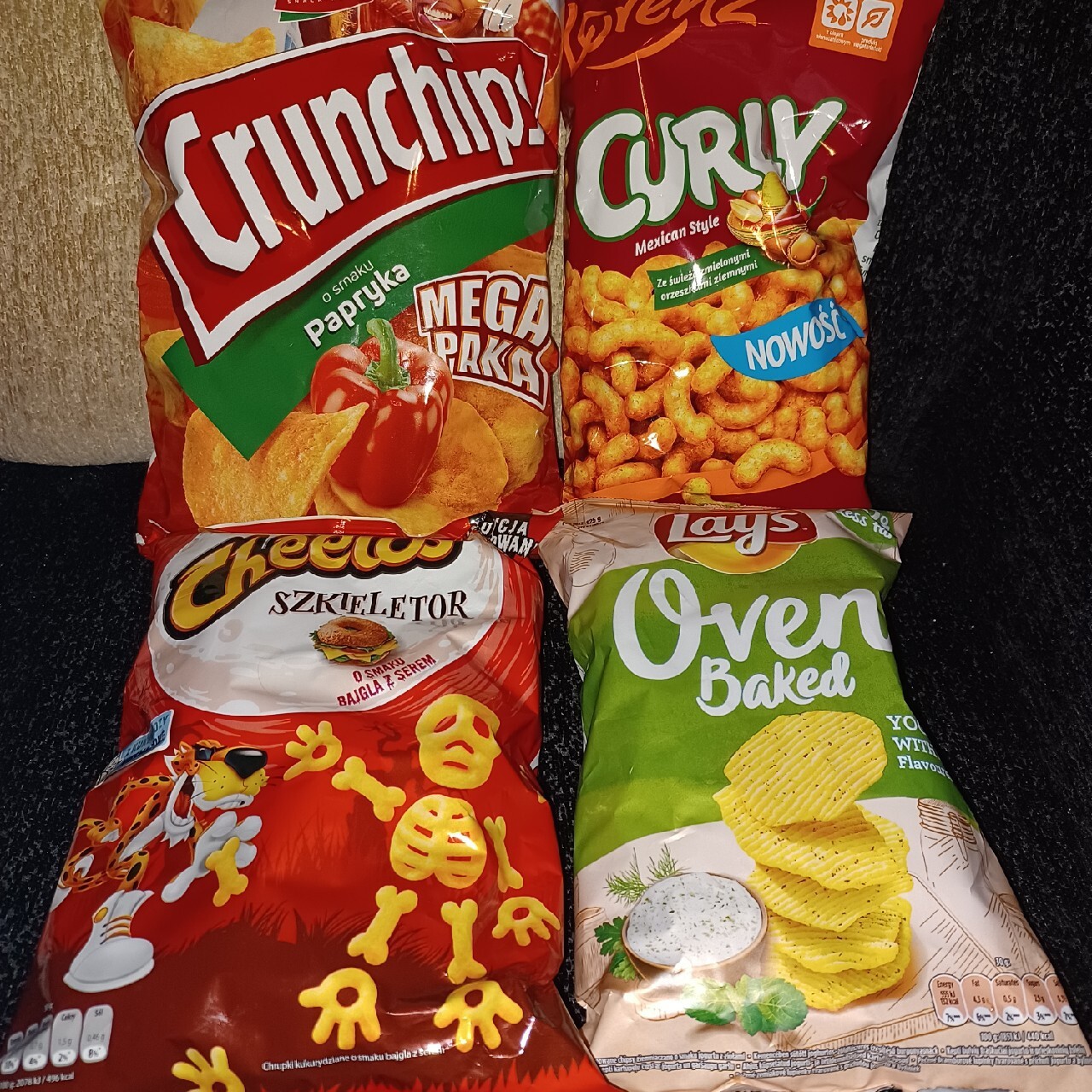 Chrupki chipsy Curly Lays Crunchips Cheetos | Ochaby Małe | Kup teraz ...