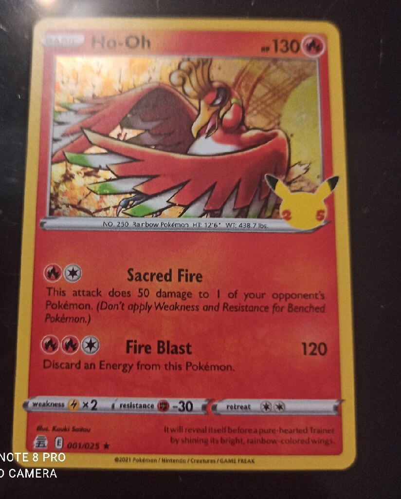 Pokemon tcg ho-oh 001/025 | Gilowice | Kup teraz na Allegro Lokalnie