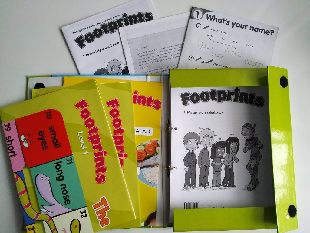 Footprints 1 Folder nauczyciela plakaty materiały | Radom | Kup teraz ...