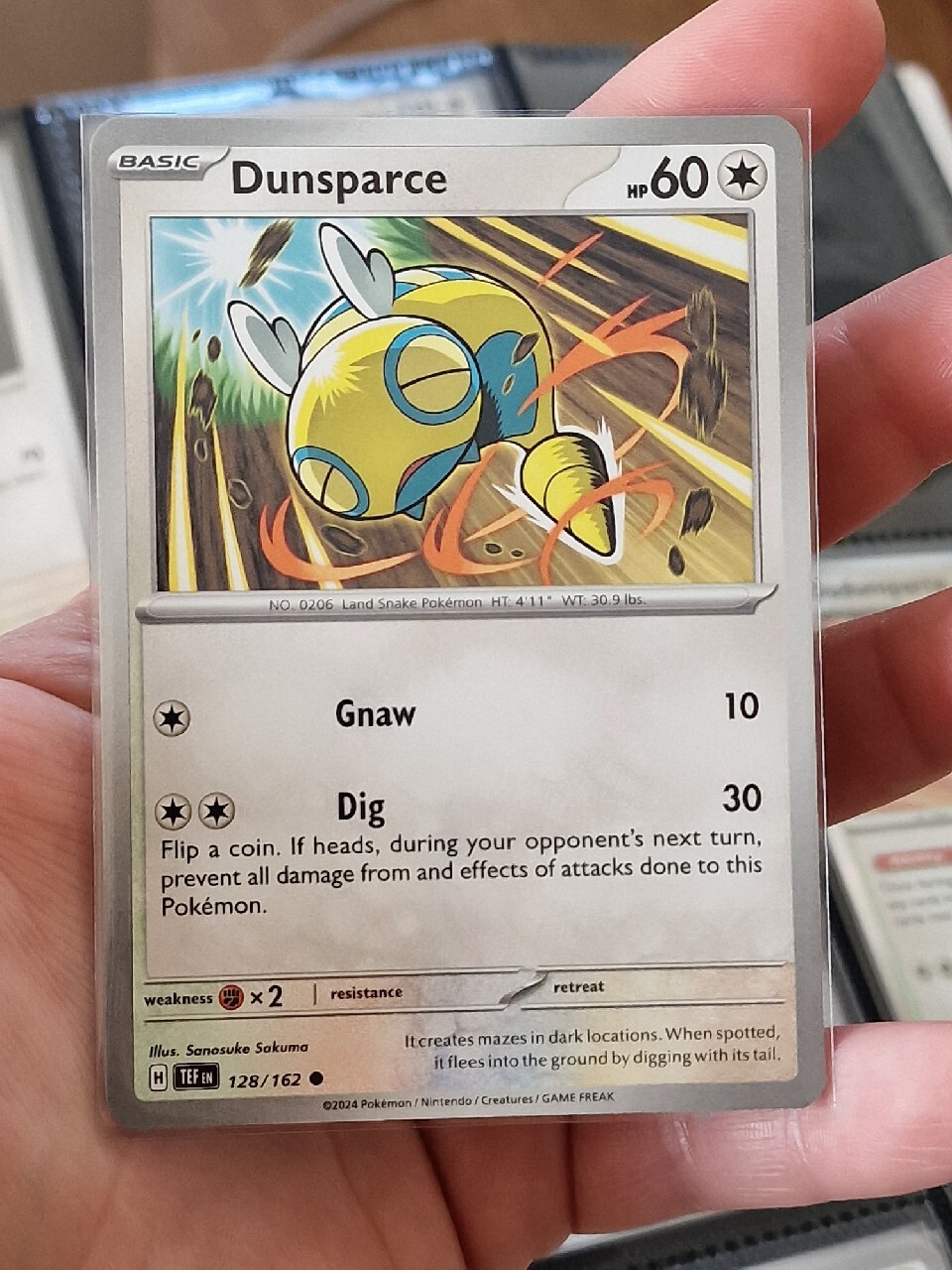 Dunsparce (TEF 128) Temporal Forces Karta Pokemon | Gdańsk | Kup teraz ...