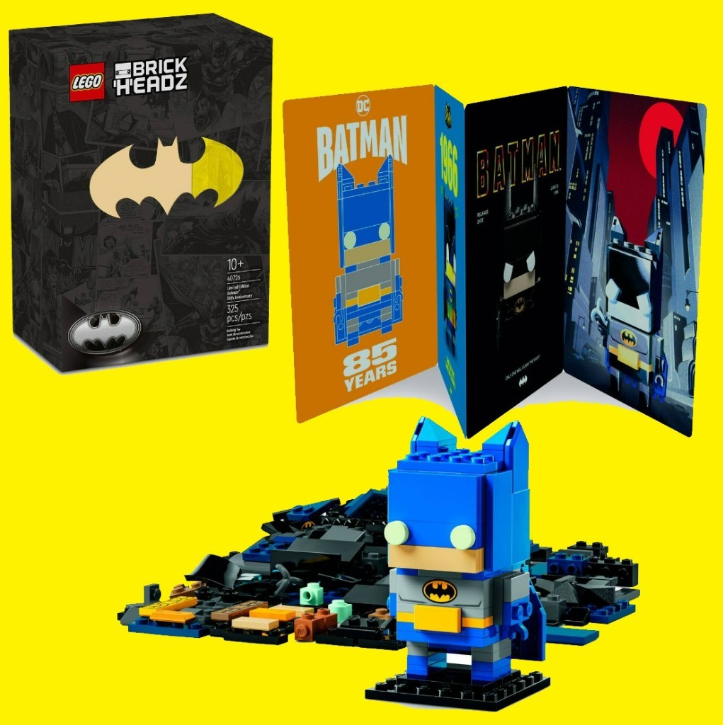 LEGO 40726 Limited Edition Batman 85th Anniversary Brickheadz 85lecie ...