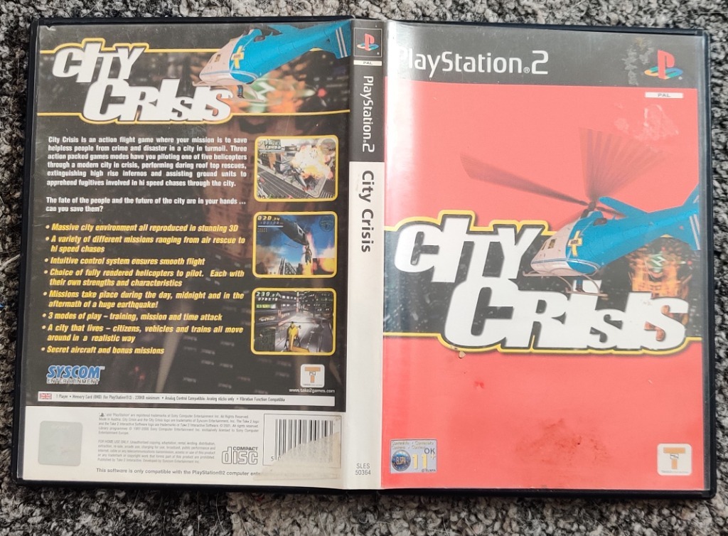 Playstation 2 PS2 City Crisis | Warszawa | Kup teraz na Allegro Lokalnie