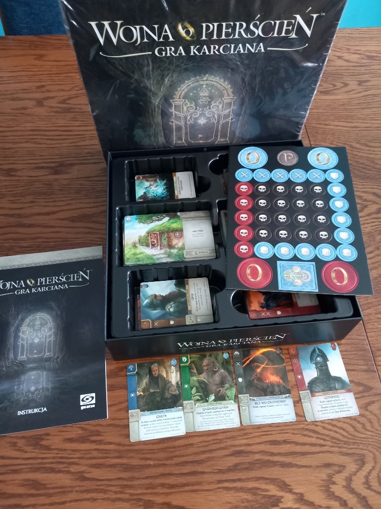 Wojna o pierścień karciana + karty dodatkowe | Kobyłka | Kup teraz na ...