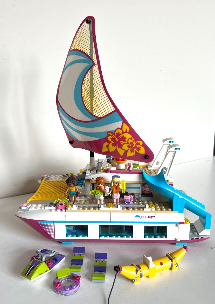 LEGO Friends 41317 Słoneczny katamaran kpl z instr | Kicin | Kup teraz ...
