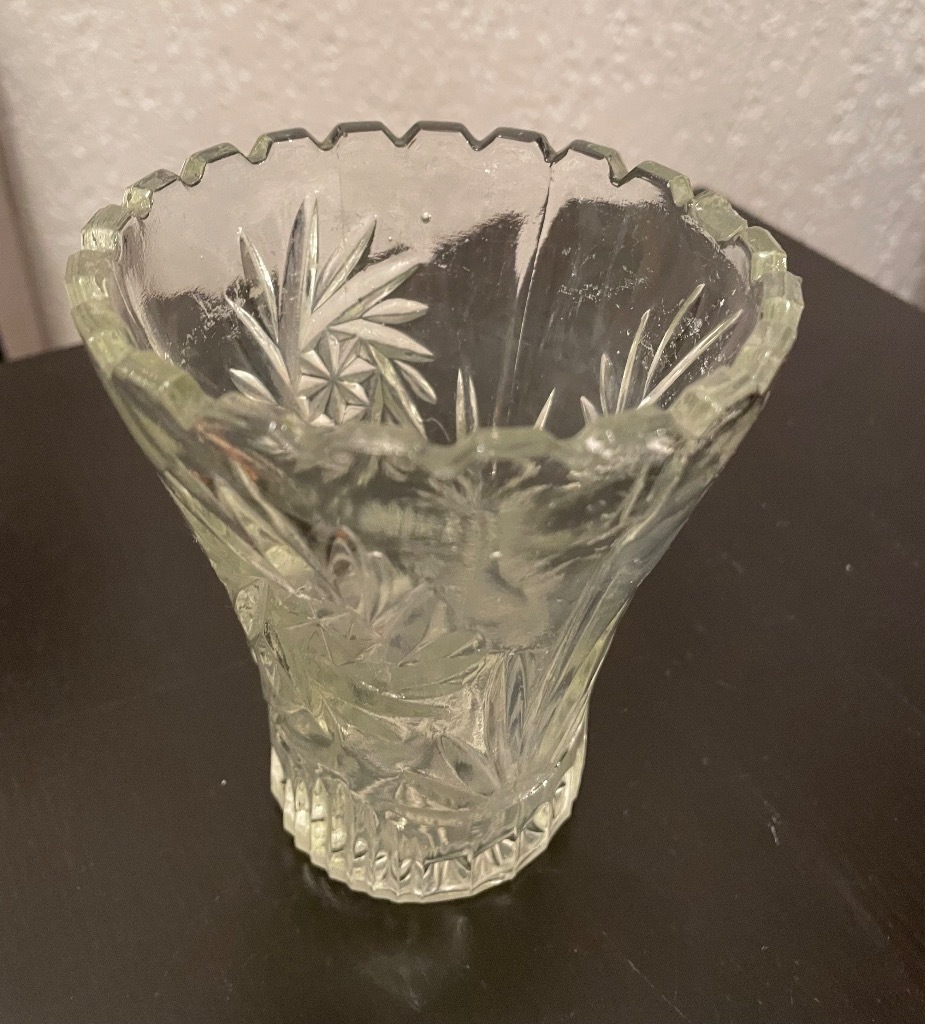 Wazon szkło Hortensja vintage PRL | Poznań | Kup teraz na Allegro Lokalnie