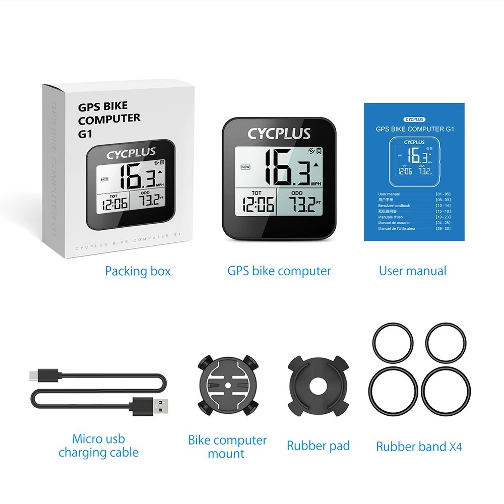 Licznik rowerowy bezprzewodowy (GPS) - CYCPLUS G1 | Warszawa | Kup ...