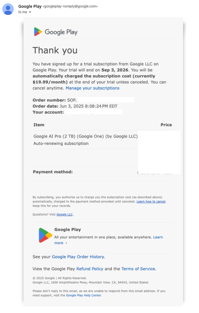 Google AI Pro 2 TB Google One, AI Veo 3, Gemini, Flow, 15 miesięcy GW | Wrocław | Ogłoszenie na ...