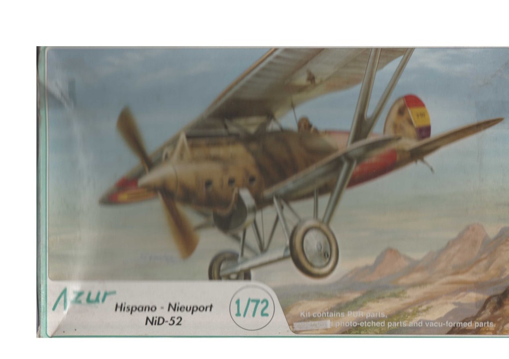 Hispano-Nieuport NiD 52 Azur | Latosówka | Licytacja na Allegro Lokalnie