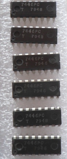 7446PC SN7446 dekoder BCD na kod 7 segm | Legnica | Kup teraz na ...