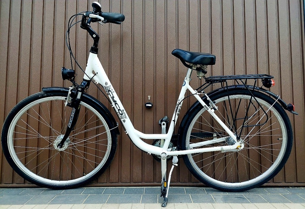 Rower Miejski Damka Cyco Bialy | Konin | Ogłoszenie na Allegro Lokalnie