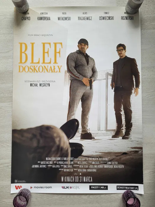 Plakat ki z filmu Blef doskonały rski | Będzin | Kup teraz na Allegro Lokalnie