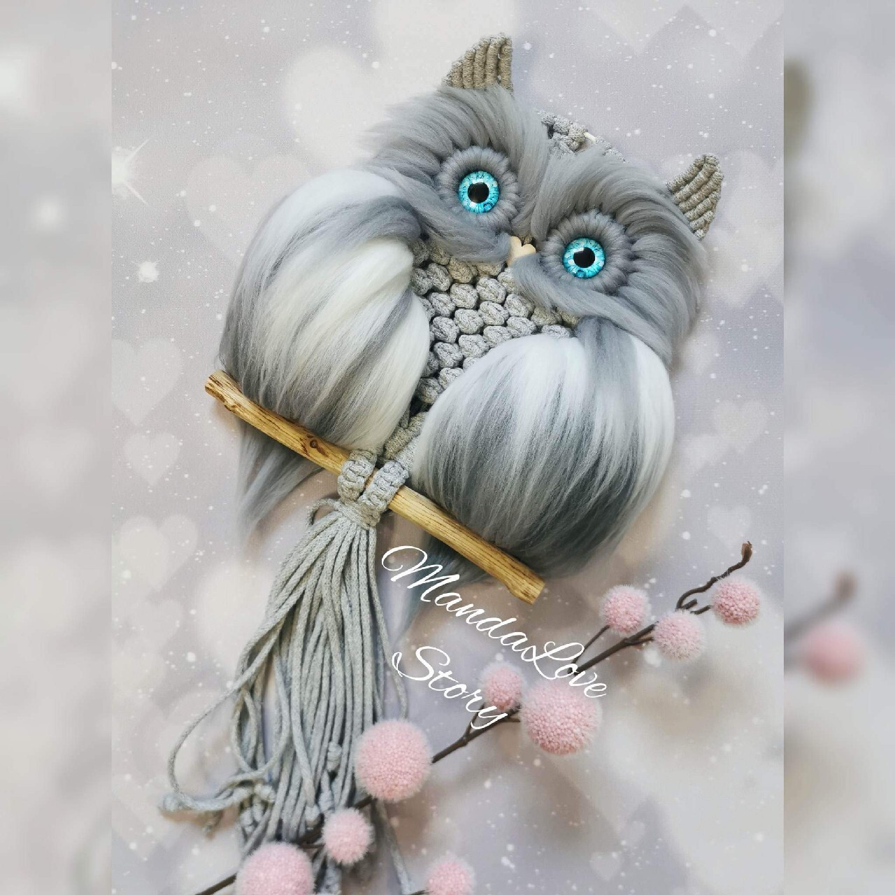 Sowa Makrama ręcznie robiona | Oława | Kup teraz na Allegro Lokalnie