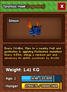 Tarantula Hawk- Grow a garden Roblox Gag | Kraków | Kup teraz na ...