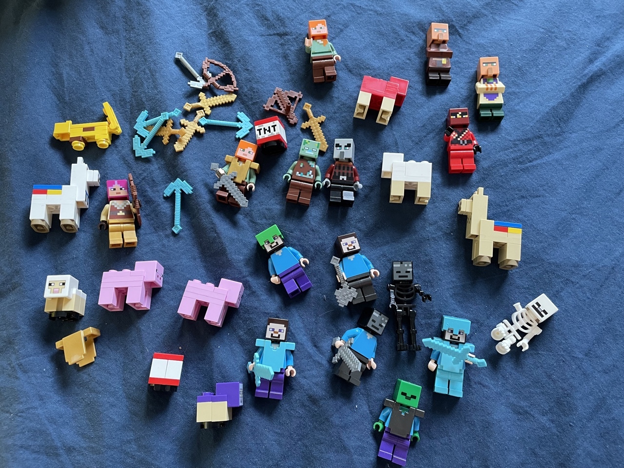 Lego minecraft ludziki i zwierzeta | Kraków | Kup teraz na Allegro Lokalnie