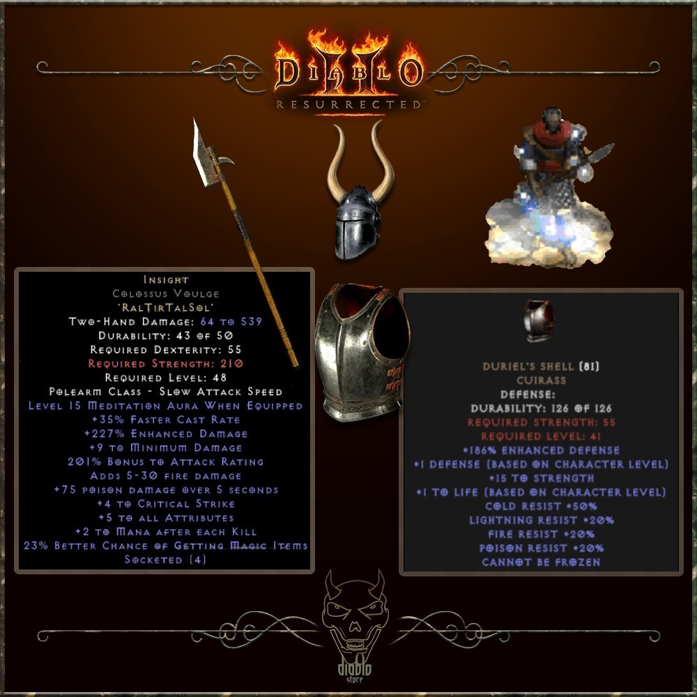 Diablo 2 Resurrected LADDER Eq Na Merca Insight | Kraków | Kup teraz na ...