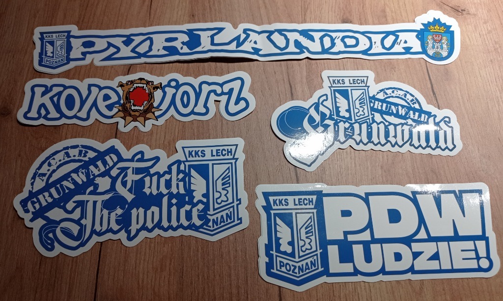 Vlepki Lech Poznań Arka Gdynia Cracovia KSZO | Śrem | Kup teraz na ...
