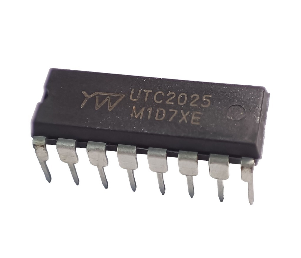 Wzmacniacz scalony UTC2025 / obudowa DIP-16 moc 2 x 5 W zasilanie 6 ...