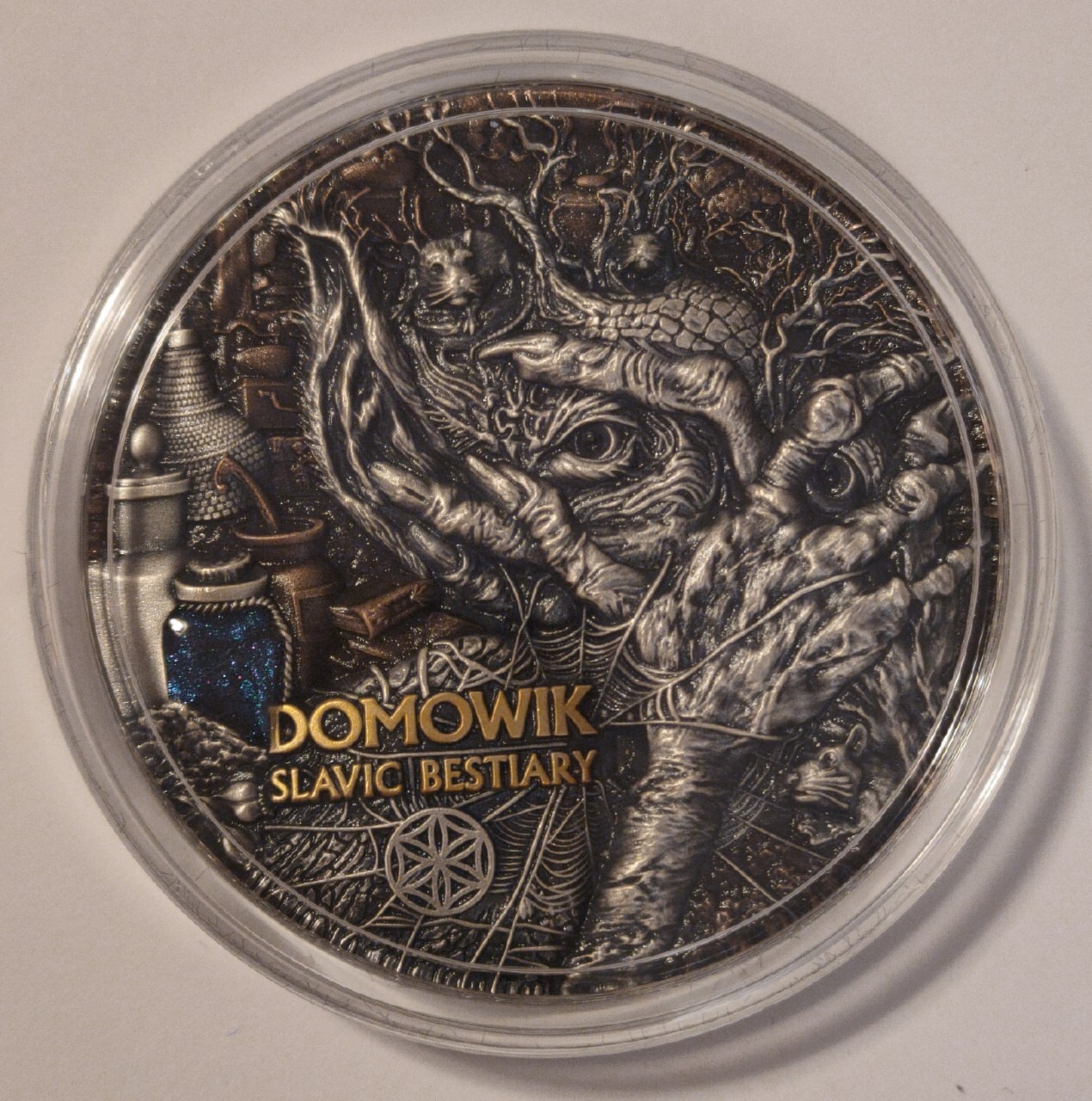 Moneta Bestie Słowiańskie 2022 Domowik 3oz Ag999 | Warszawa ...